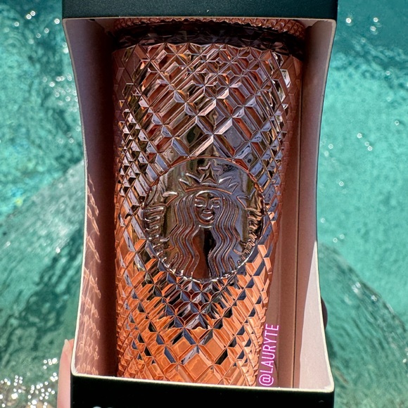 Starbucks | Other | Starbucks 223 Holiday Metallic Rose Gold Jewel Mini ...